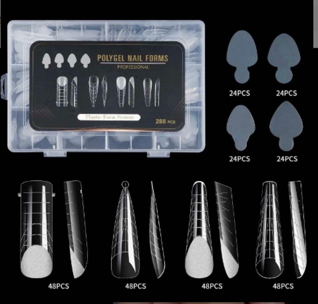 Poly Gel Nail Forms-Dual Use Forms – Sea Tonez